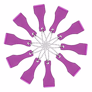 Outanaya 10pcs Spatula Tickets Tools Tickets Scraper Scrapers DIY Scraper Tools Ticket Scratcher Scratch Tool Portable Card Scraper Plastic