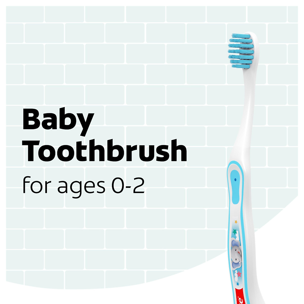 Colgate My First Baby and Toddler Toothbrush, Extra Soft Toothbrush, 6 Count