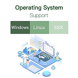XZSNET 10G Network Card with Intel X540 Chip, 10GB PCI-E NIC Compare to Intel X540-T2, Dual RJ45 Port PCI Express X8 Ethernet Adapter Support Windows/Windows Server/Linux/Freebsd/VMware ESXi