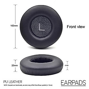 k550 Earpads – defaen Replacement K240 Ear Pads Foam Ear Cushion Cover Compatible with Akg k550 k551 k553 k 550 551 K240 Headset, Softer Leather,High-Density Noise Cancelling Foam, Added Thickness