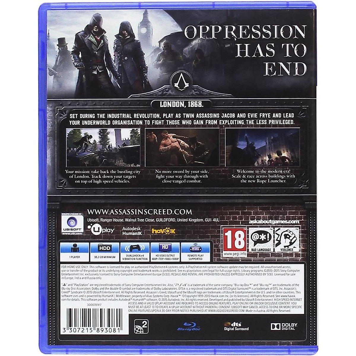 Assassin's Creed Syndicate (PS4)