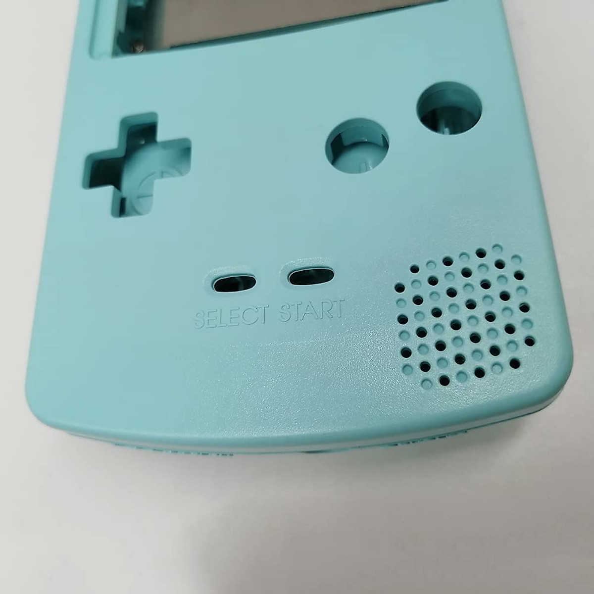 Cowhilan Replacement IPS Full Housing Shell Case + Screwdrivers Compatible with Gameboy Color GBC IPS Highlight Screen Console, Blue