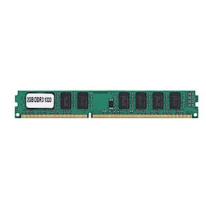 Focket Memory Upgrade RAM,2GB 1333MHz DDR3 Memory Data Transmission 240pin DDR3 2GB 1333MHz for Intel/AMD