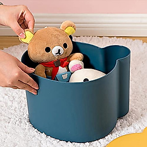 Multipurpose Stool Small Storage Box Storage Stool Household Closet Folding Storage Basket Storage Footstool for Toys Organizer Storage Stool Creative Stool