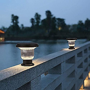 zeyujie Outdoor Waterproof LED Column Head LightSolar Column Head LightOutdoor Courtyard Led Home Garden Villa Outdoor Waterproof Wall Door LightGarden Square Wall Head Light