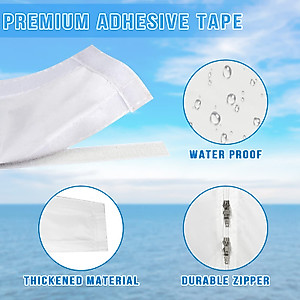 YoleShy Portable AC Window Kit Universal Window Seal for AC Unit Casement Window Air Conditioner Window Vent Kit for Exhaust Hose Easy to Install and Best Way to Seal, 158 Inches