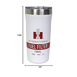 International Harvester Retro Fuel Filter Insulated 18 Oz. Travel Tumbler IHG305