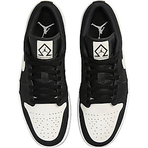 Nike Men's Air Jordan 1 Low Shoes, Black/Multi-color/White/Black, 9