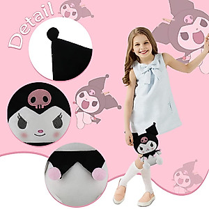 Kuromi Plush Toys, Kitty Cat Pillow Plush, Soft Doll Toys, Stuffed Animals Toy Birthday Gifts for Girls Kids