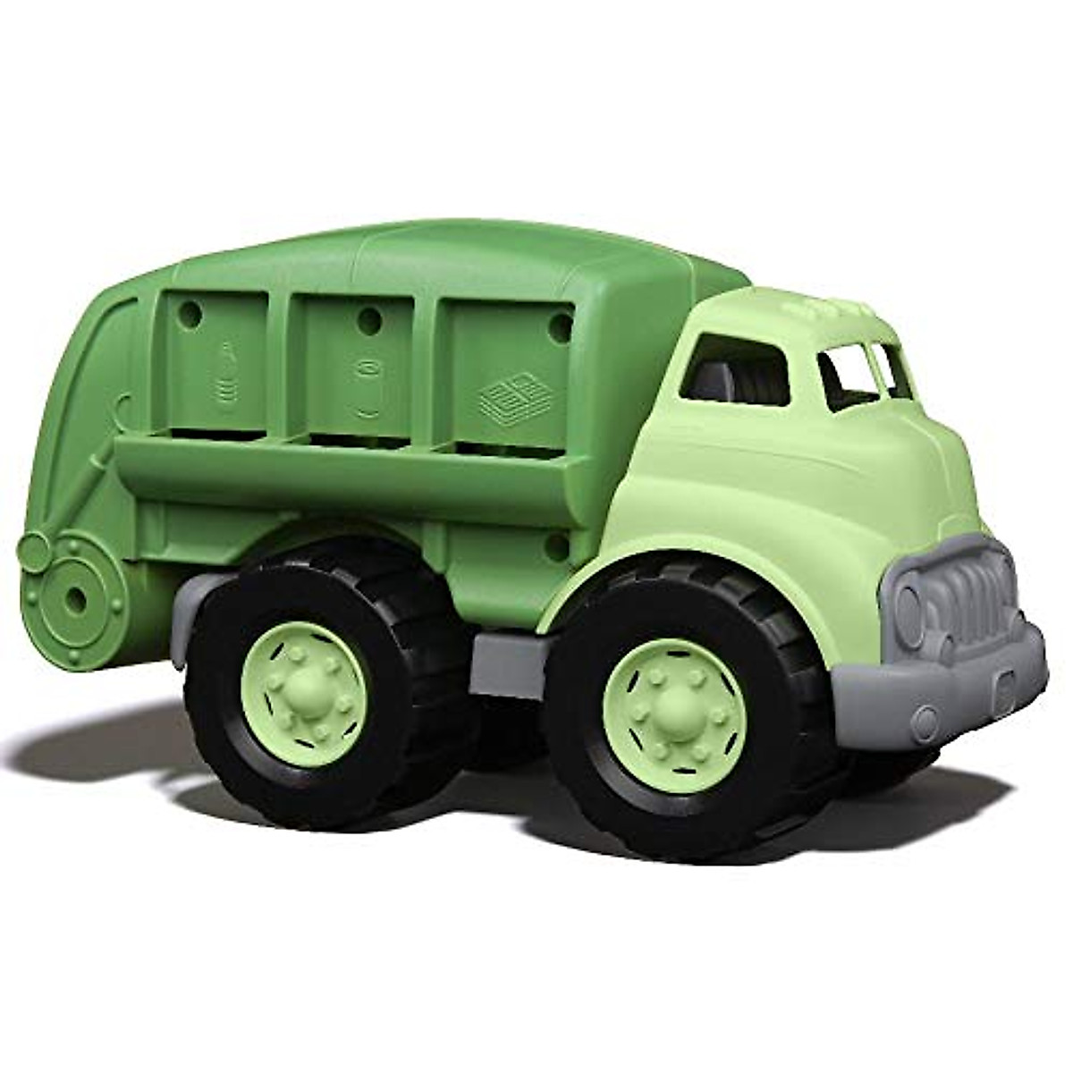 Green Toys Recycling Truck, Green CB - Pretend Play, Motor Skills, Kids Toy Vehicle. No BPA, phthalates, PVC. Dishwasher Safe, Recycled Plastic, Made in USA.