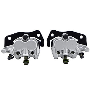 Hity Motor Front Brake Caliper Left and Rignt Set With Brake Pads For YAMAHA UTV RHINO 700 YXR 700 2008-2011 RHINO 660 YXR 660 2004-2007 Rhino 450 2006-2009