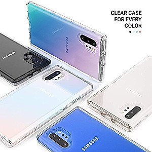 ULAK Galaxy Note 10 Plus 5G Case, Heavy Duty Shockproof Rugged Protection Case Transparent Soft TPU Protective Cover for Samsung Galaxy Note 10 Plus 5G (2019) Without Screen Protector, Crystal Clear