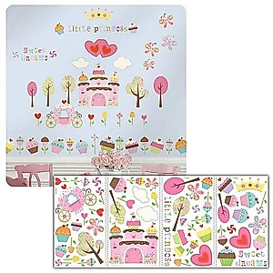 RoomMates RMK1605SCS Happi Cupcake Land Peel and Stick Wall Decals