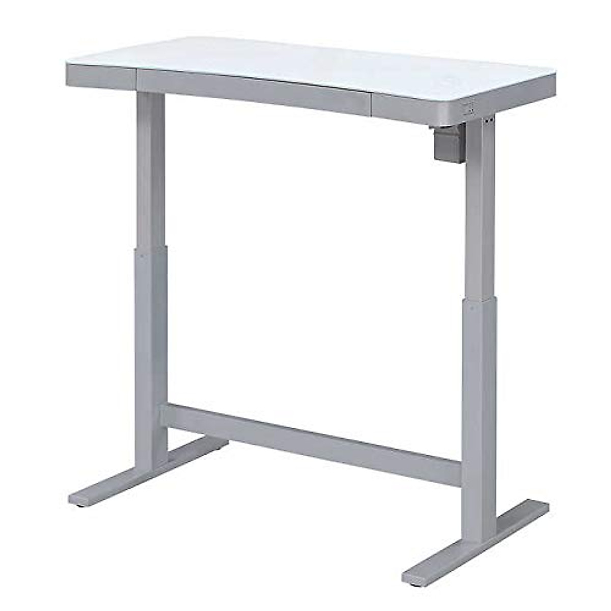 TRESANTI Adjustable Height Desk, White