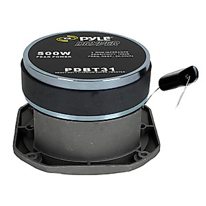 Pyle PDBT3 1.5 Inch 500 Watt 4-Ohm Titanium Super Car Audio Tweeter (3 Pack)