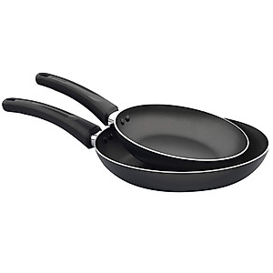 GoodCook Everyday Nonstick 10-Piece Cookware Set with Utensils, Includes Fry Pans, Sauce Pans, and Casserole Pan, PFOA-Free Nonstick Aluminum, Ergonomic Handles, Versatile Cooking Set
