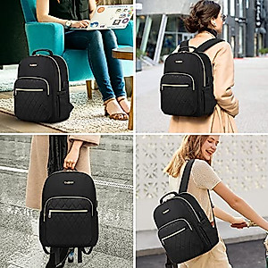 Laptop Backpack for Women, 15.6 Inch Travel Backpack for Women as Person Item Flight Approved, Waterproof School Backpack, Computer Backpack School Bag Casual Daypacks for College, Business,Work