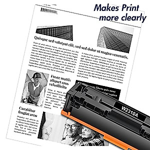 215A Toner Cartridges 4 Pack (with Chip) Compatible Replacement for HP 215A W2310A W2311A W2312A W2313A Work for HP Color Pro M182nw M183fw M182 M183 M155 Series Printer (Black Cyan Yellow Magenta)