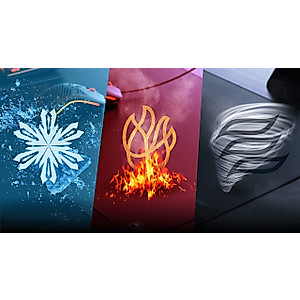 Glorious Elements Mousepad - XL Mouse Pad - Glass Infused Flexible Cloth Computer Desk Pad for Speed Gaming 15"x17" (ICE)