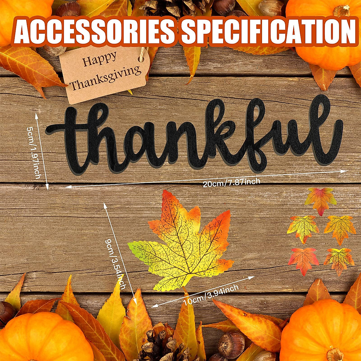 48 Pcs Thanksgiving Wood Cutout Cards Sign Maple Leaf Placemats Set 24 Rustic Place Cards Sign 24 Artificial Maple Leaves Fall Wedding Decor Thanksgiving Table Decor for Autumn Home Dinner Decorations