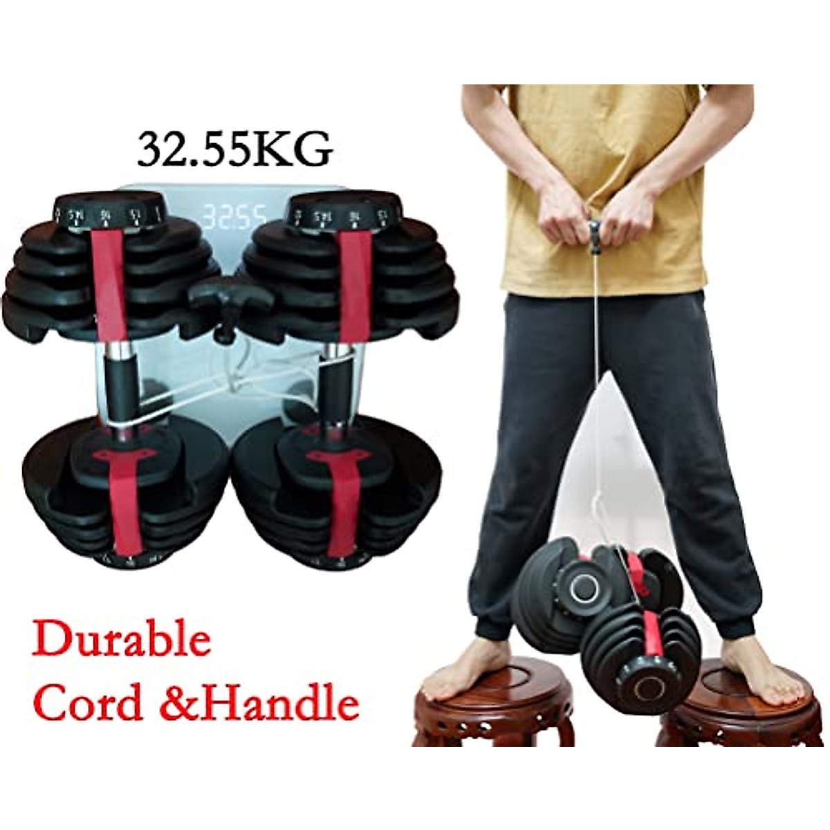 JMCHstore 3 Set Pull Cord Start Rope w/New Recoil Starter Handle for Predator 212 Mini Bike Coleman CT200U, Champion Universal Dewalt Generator, Honda gx160 gx200 196cc OHV Engine Motor Replacement