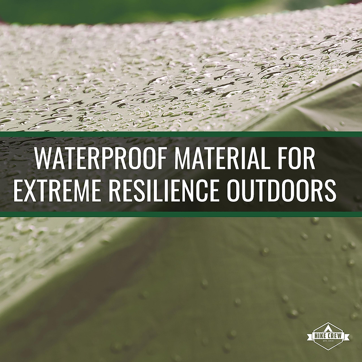 Hike Crew 6’ x 6’ Pop-Up Gazebo Screen Tent | Screened 4-Sided Instant Outdoor Canopy Shelter with Stakes, Ropes & Carry Bag for Camping, Sports & Picnic Table | UV Resistant SPF 50+