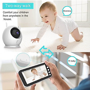 Video Baby Monitor with Camera and Audio & Original Monitor Baby Monitor Mount Shelf Flexible Camera Stand