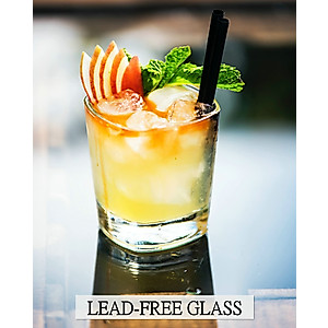 GLASKEY Shot Glass Set of 6, 2oz Clear Glass Dishwasher Safe Lead-free Heavy Base Shot Glasses for Whiskey Vodka Espresso Coffee Small Desserts Candle-Making