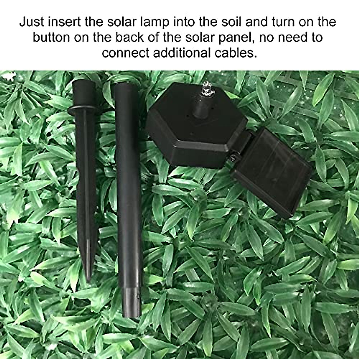 CAMPSLE Outdoor Solar Light, Cute Polar Bear Shape Garden Stake Light, Waterproof Solar LED Light for Walkway Yard Lawn Landscape Path Decoration