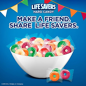 LIFE SAVERS 5 Flavors Hard Candy Bag, 6.25 Ounce (Pack of 12)