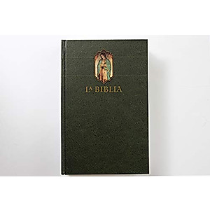 La Biblia Católica: Tamaño grande, Edición letra grande. Tapa dura, verde, con Virgen