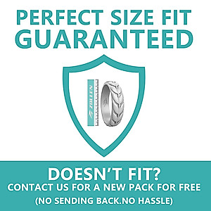 Zollen Silicone Wedding Rings for Women 4 Packs -Stackable Silicone Rubber Wedding Bands - Innovative Flower & Vine Collection, size 10