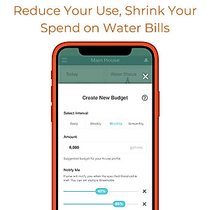 Flume 2 Smart Home Water Monitor & Water Leak Detector: Detect Water Leaks Before They Cause Damage. Monitor Your Water Use to Reduce Waste & Save Money. Installs in Minutes, No Plumbing Required