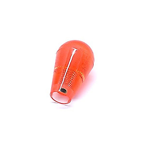 Arcity 2 Pcs Arcade Joystick Oval Bat Top Topper Knob Ball Red and Blue Transparent Clear Handle American Type Style for Zippy SANWA SEIMITSU Arcade1up Machine Console Cabinet New (HY-PJ093-1)