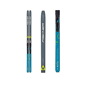 Fischer Adult Voyager Efficient Forward (EF) Fitness Cross-Country Mounted Lightweight Nordic Skis with Tour Step-in IFP XC-Bindings, X-Large