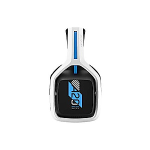 ASTRO Gaming A20 Wireless Headset Gen 2 for PlayStation 5, PlayStation 4, PC & Mac - White/Blue (Renewed)