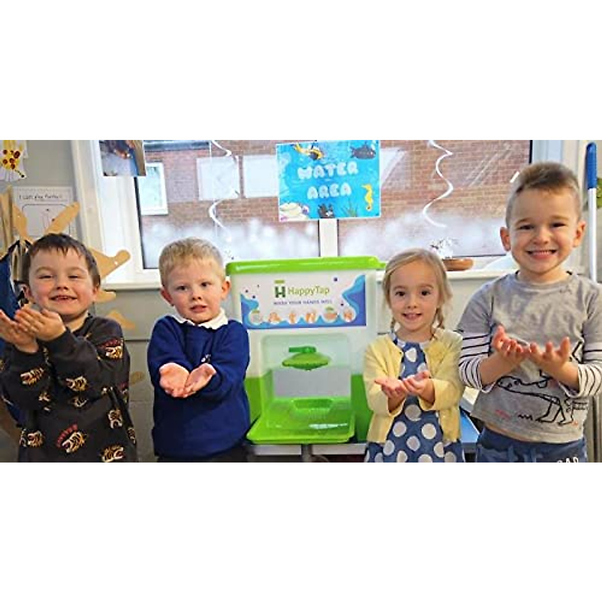 HappyTap Portable Sink - Hand Washing for Schools & Daycares (1, Extended tap handle)