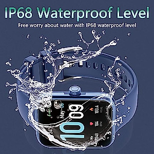 Smart Watch (Answer/Make Call), 1.8" Smartwatch Fitness Tracker for Android and iOS Phones with Heart Rate Sleep Tracking, Multi Sport Modes, Blood Oxygen, Ai Voice Control,Fitness Watch for Women Men