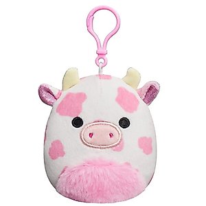 Squishmallow 3.5'' Clip On Evangelica The Pink Cow