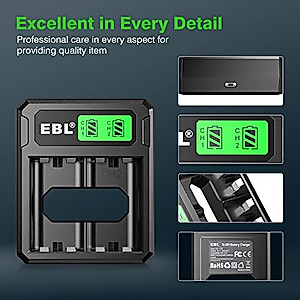 EBL Controller Rechargeable Battery Packs, 2×2800mAh Xbox One Controller Battery Packs, Rechargeable Batteries with Battery Charger for Xbox One/Xbox Series X|S, Xbox One/One S/One X/One Elite
