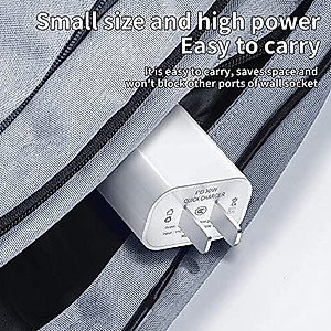 USB C Wall Charger,CKAIEE 30W USB-C Power Adapter, PD Fast Charger Compatible with iPhone 14/iPhone 14 Pro max/iPhone 13 12 11/iPhone 13 12 11 Pro max/X iPad Air Google Pixle Galaxy S21