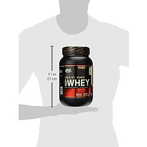 Optimum Nutrition Gold Standard 100% Whey Protein Powder, Vanilla Ice Cream, 2 Pound (Packaging May Vary)
