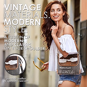 Womens Shoulder Bag by Sixtease - Handmade Vintage Style Bags - Wanderlust