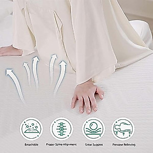 Twin XL Mattress, 8 inch Cooling-Gel Memory Foam Mattress in a Box, Fiberglass Free Breathable Bed Mattress for Cooler Sleep Supportive&Pressure Relief, Medium Firm CertiPUR-US Certified (Twin XL)