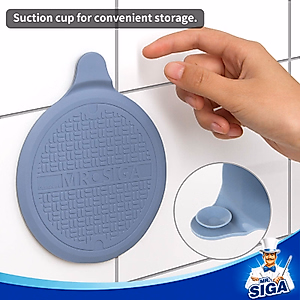 MR.SIGA Silicone Bathtub Stopper, Drain Stopper for Shower, Sink, 5.1" Diameter, 3 Pack