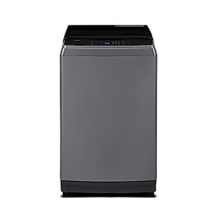 COMFEE’ Washing Machine 2.4 Cu.ft LED Washing Machine and Washer Lavadora Portátil Compact Laundry, Apartment Magnetic Gray & BLACK+DECKER BCED37 Portable Dryer, S, Load Volume 13.2 lbs, White
