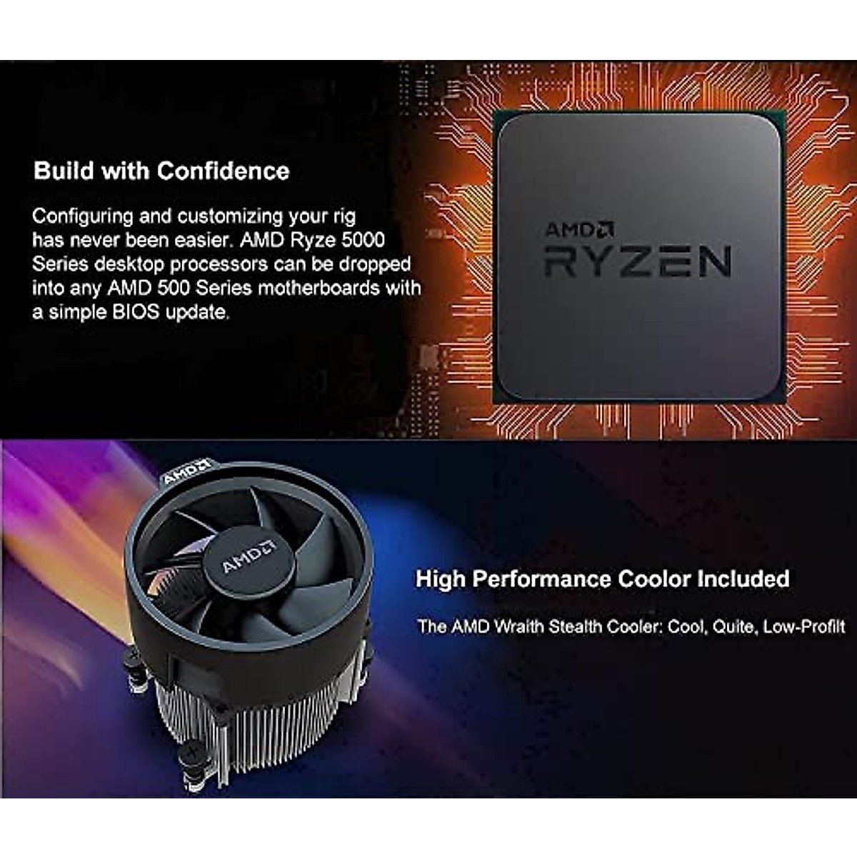 INLAND Performance 2TB NVMe PCIe Gen 4.0 M.2 2280 SSD + AMD Ryzen 5 5600X Desktop Processor 6-core Unlocked Bundle with MSI B550-A PRO AM4 DDR4 ATX Motherboard
