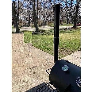 18" SMOKE STACK EXTENSION FOR OKLAHOMA JOE'S LONGHORN