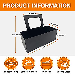 ROYOR Griddle Grease Catcher for Blackstone Replacement - Drip Pans for Blackstone Griddle 17 22 28 36 Inches, Grease Cup Catcher for Blackstone Replacement Top