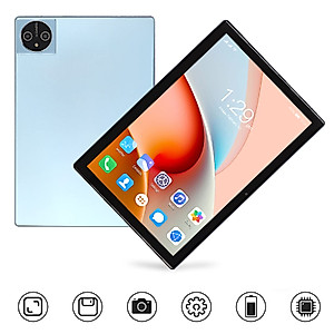 HD Tablet, 8GB RAM 256GB ROM 7000mAh Battery Octa Core CPU Business Tablet 5G WiFi 4G LTE 10.1 Inch FHD (US Plug)